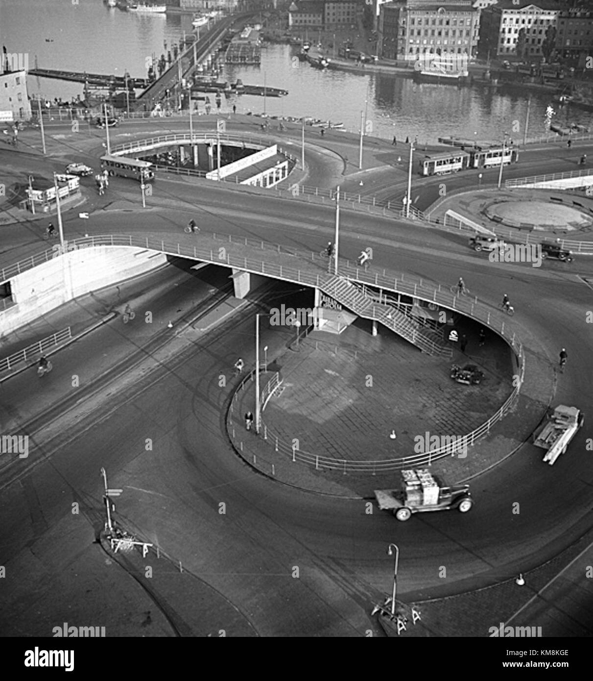 Transit improvements Black and White Stock Photos & Images - Alamy