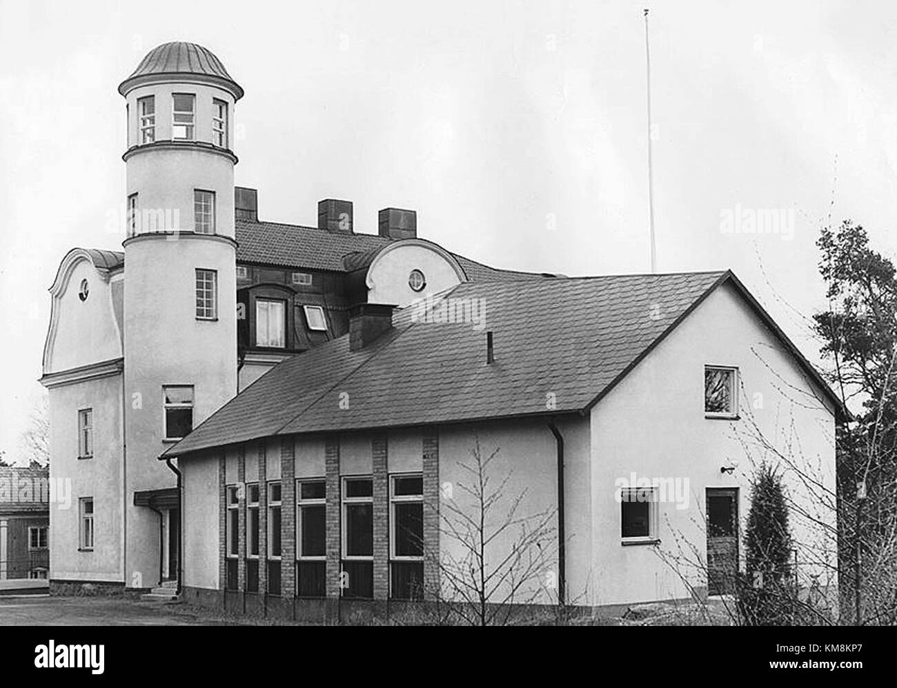 Kommunalhuset Stocksund 1958 Stock Photo - Alamy
