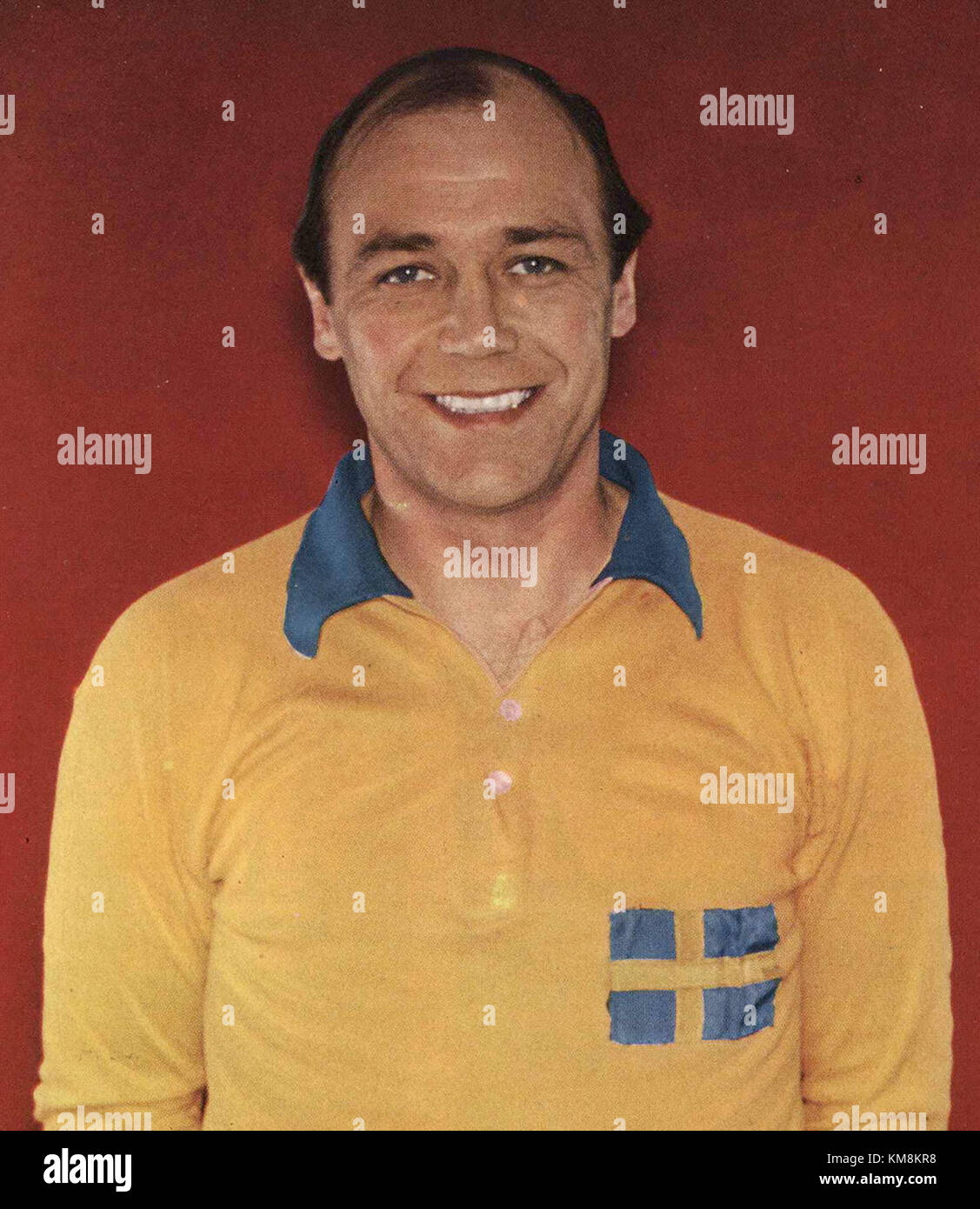 Gunnar Gren, a Swedish footballer, was one of the famous 'Gre-No-Li' trio, playing for the ...