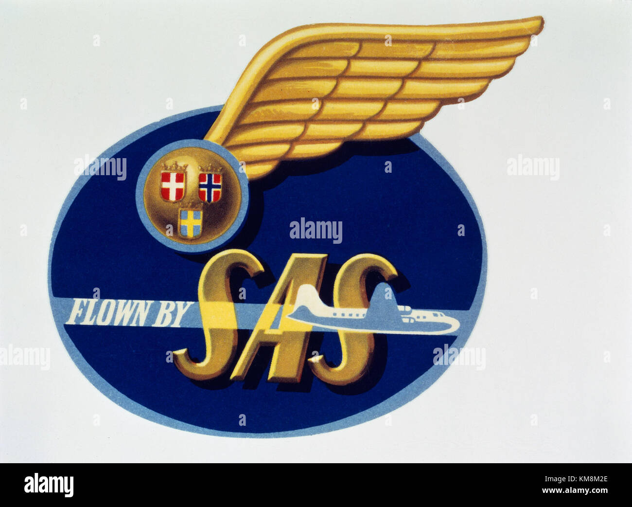 SAS Logo 1948 1951 Stock Photo - Alamy
