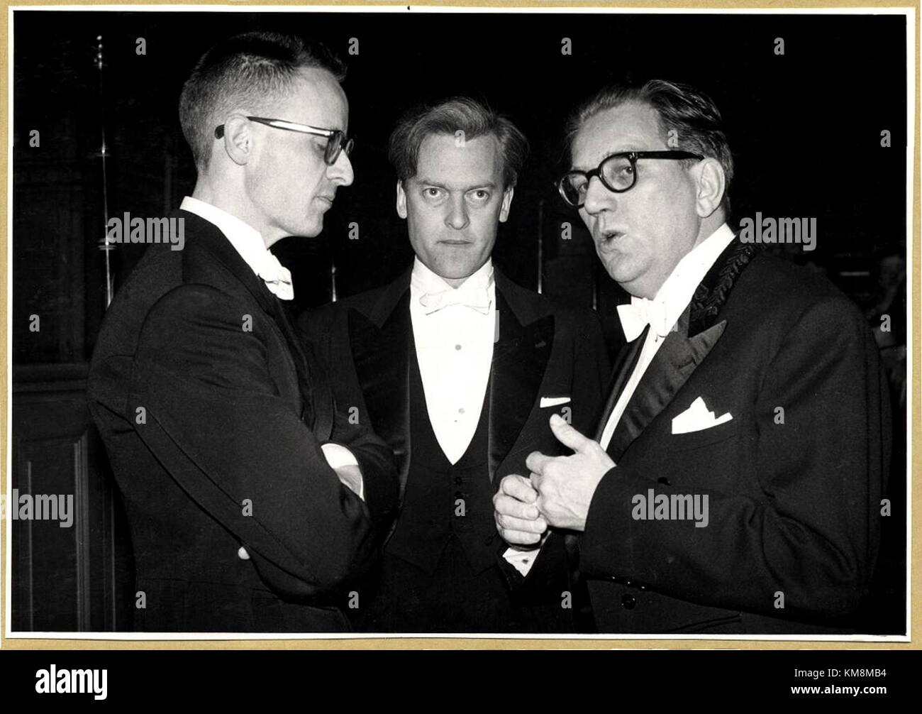A photograph featuring individuals Gustafsson, Michanek, and ...