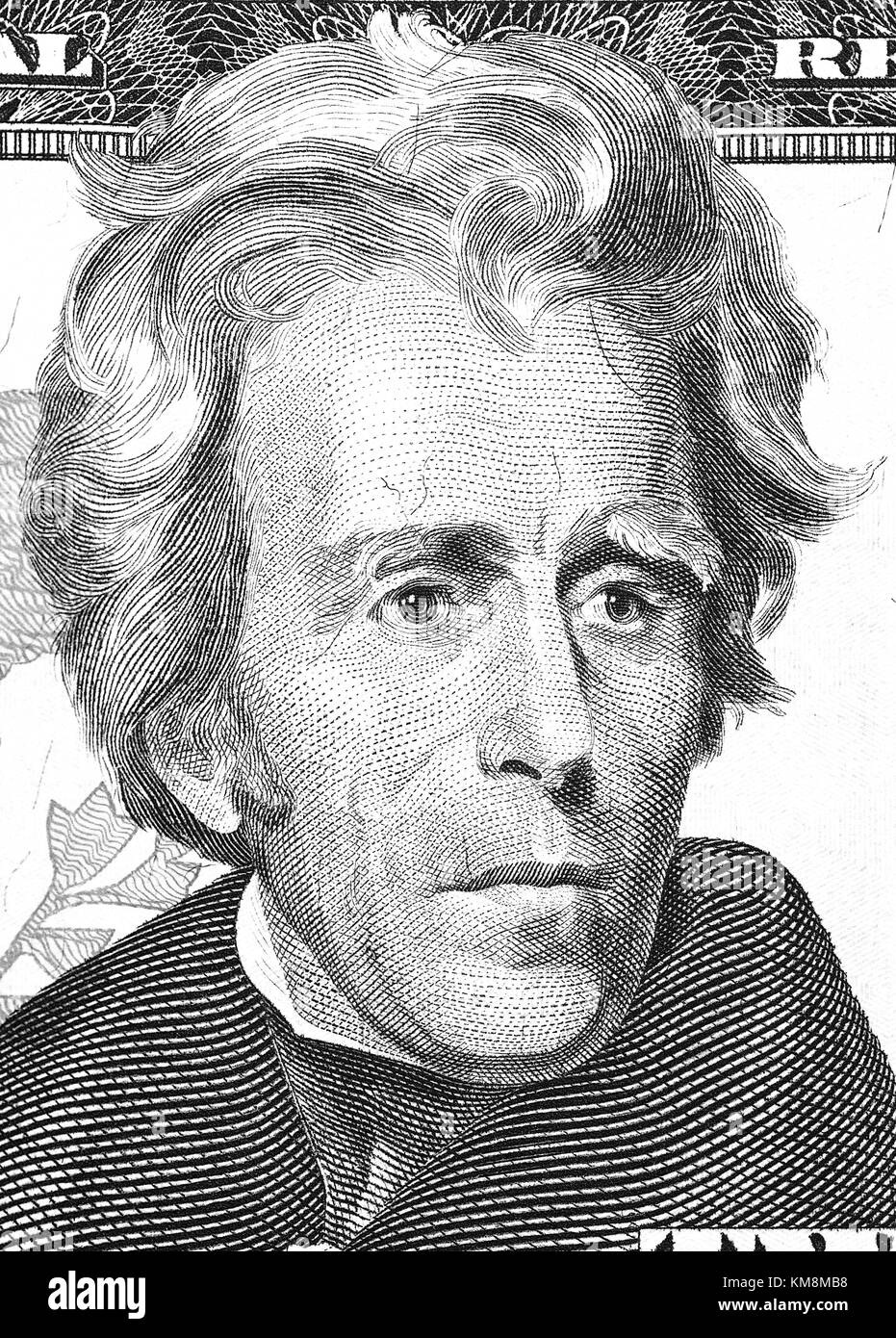 100 dollars closeup Black and White Stock Photos & Images - Alamy