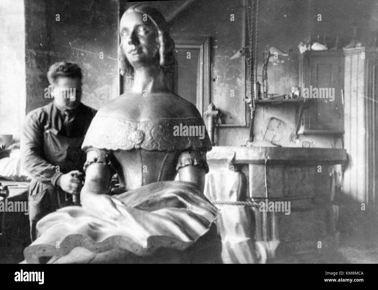 This 1920s casting of Jenny Lind depicts the famous Swedish opera ...