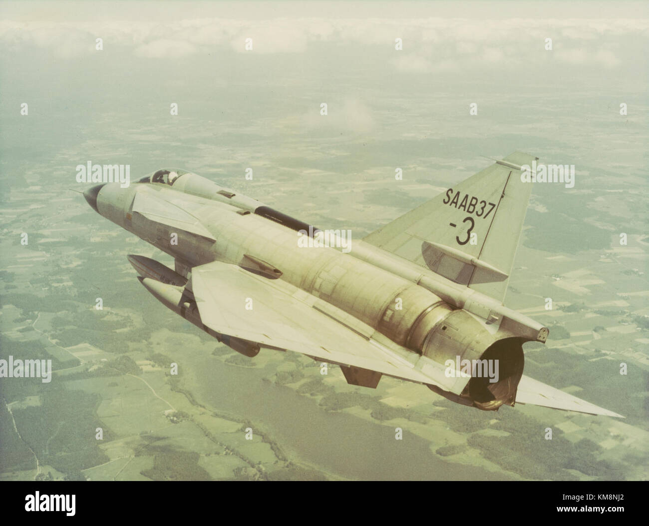 Saab 37 viggen hi-res stock photography and images - Alamy