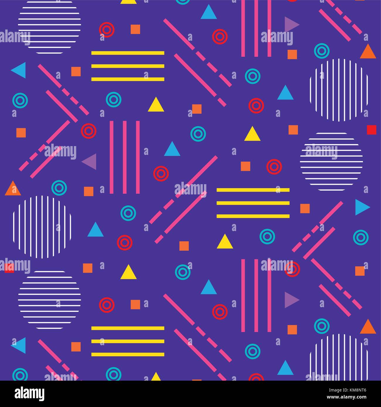 lines figures and colors young pattern background vector illustration ...