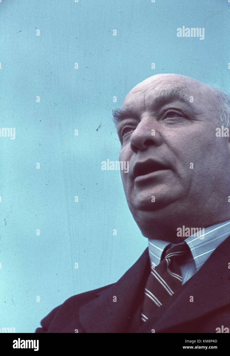 Per Albin Hansson, Swedish Prime Minister from 1932 to 1946, during his ...