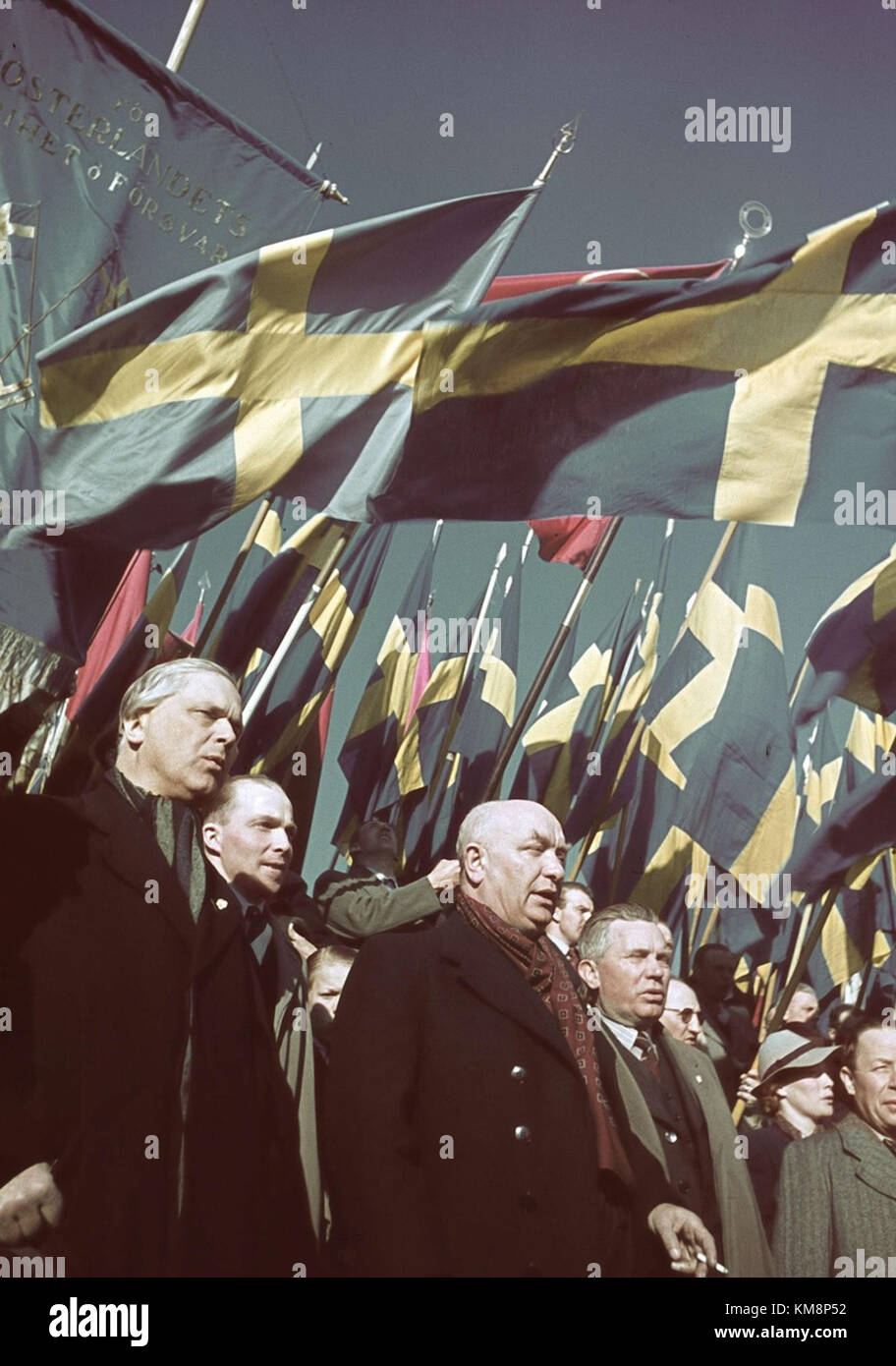 This photograph shows Per Albin Hansson, a significant Swedish ...