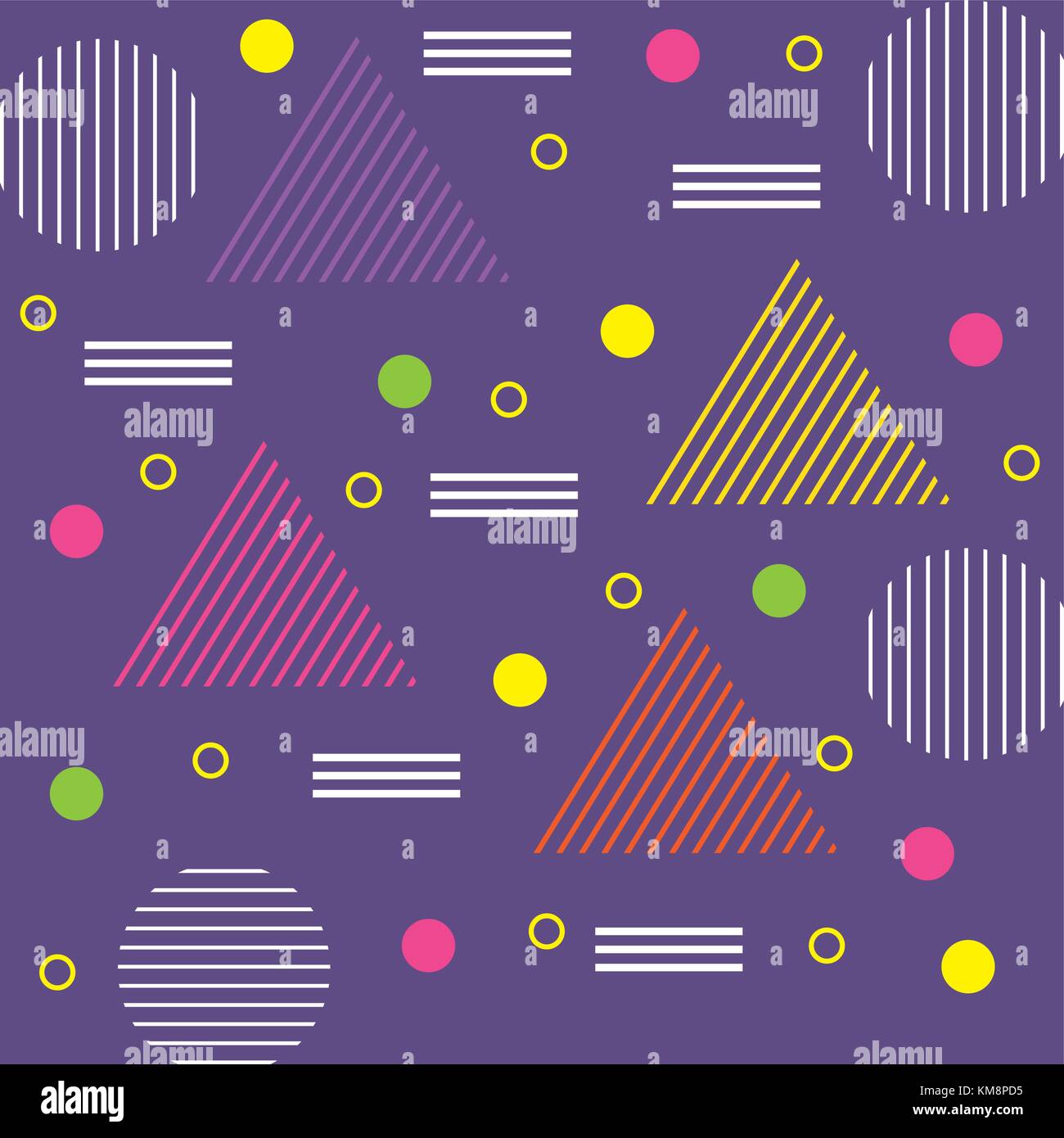 lines figures and colors young pattern background vector illustration ...