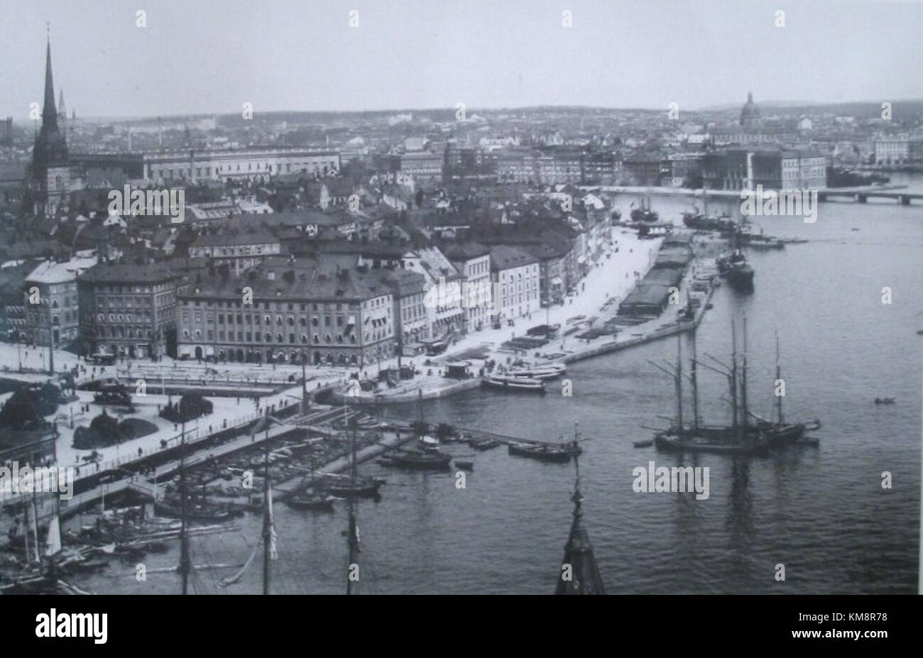 Photograph of Skeppsbron, a historic street in Stockholm, Sweden ...