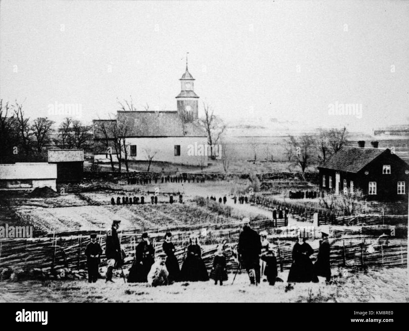 Holmestads gamla kyrka, an ancient church in Sweden, recognized for its ...