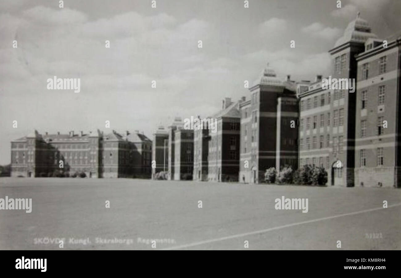 The Skaraborgs Regiment Barracks, located in Sweden, is a historical ...