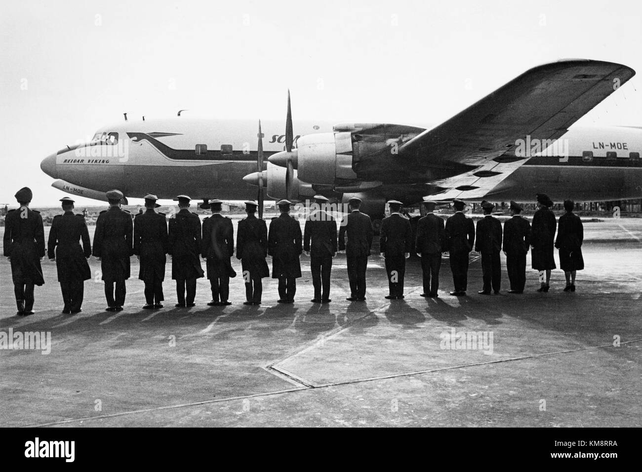 The SAS DC-7, registered as LN-MOE, was a Douglas DC-7 aircraft used by ...
