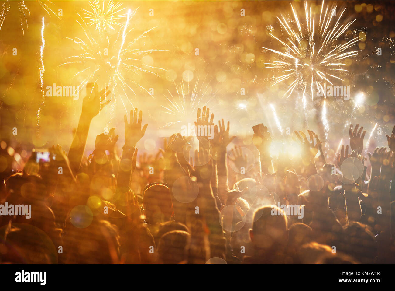 crowd at concert - summer music festival Stock Photo - Alamy