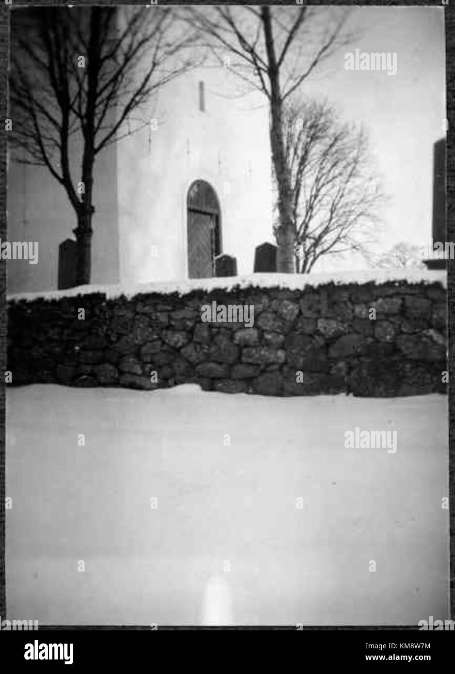 Kristvalla Church, located in Sweden, photographed for its historical ...