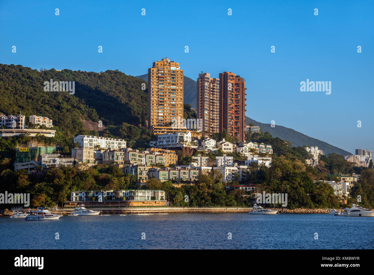 Sunset, Deep Water Bay, Hong Kong Stock Photo - Alamy