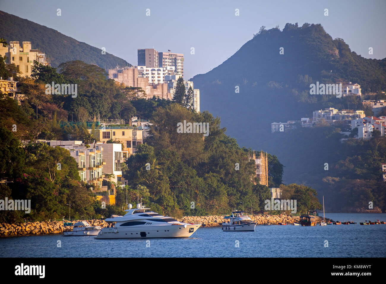 Sunset, Deep Water Bay, Hong Kong Stock Photo - Alamy