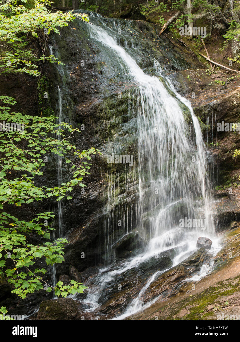 Fuller Falls, Fundy Trail, Fuller Falls observation point, St. Martins ...