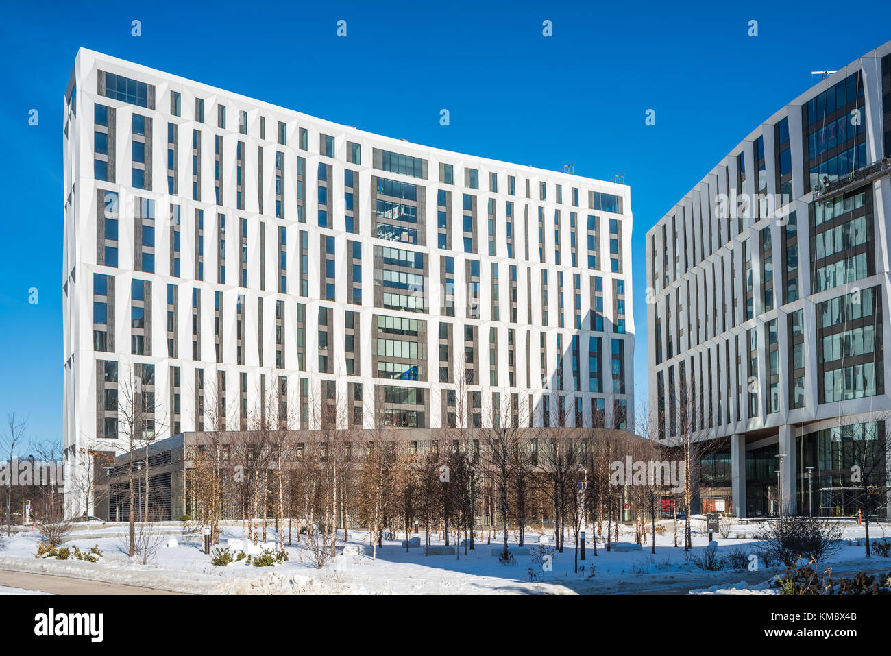 Exterior of the Campus North Residential Commons at the University of ...