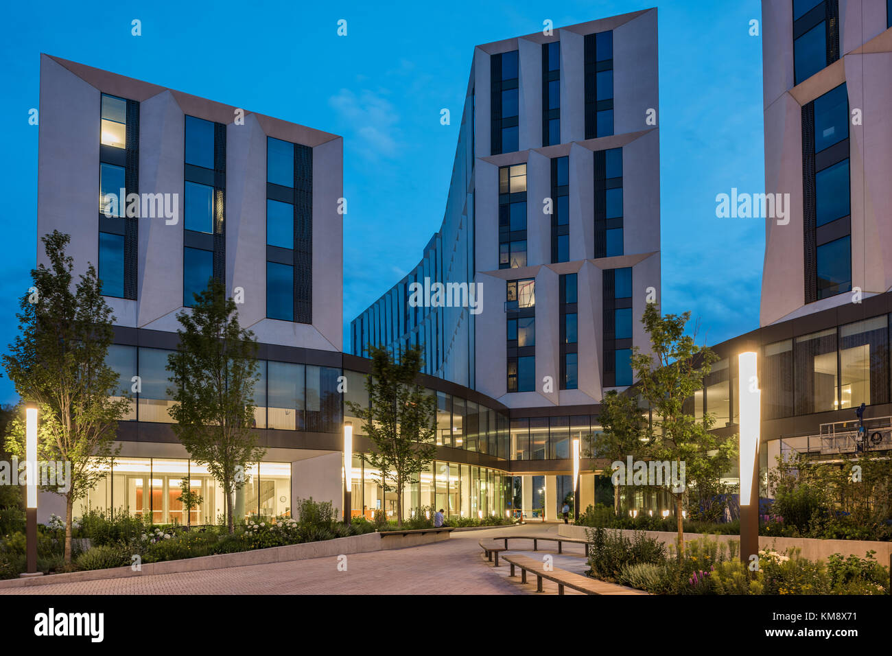 Exterior of the Campus North Residential Commons at the University of ...