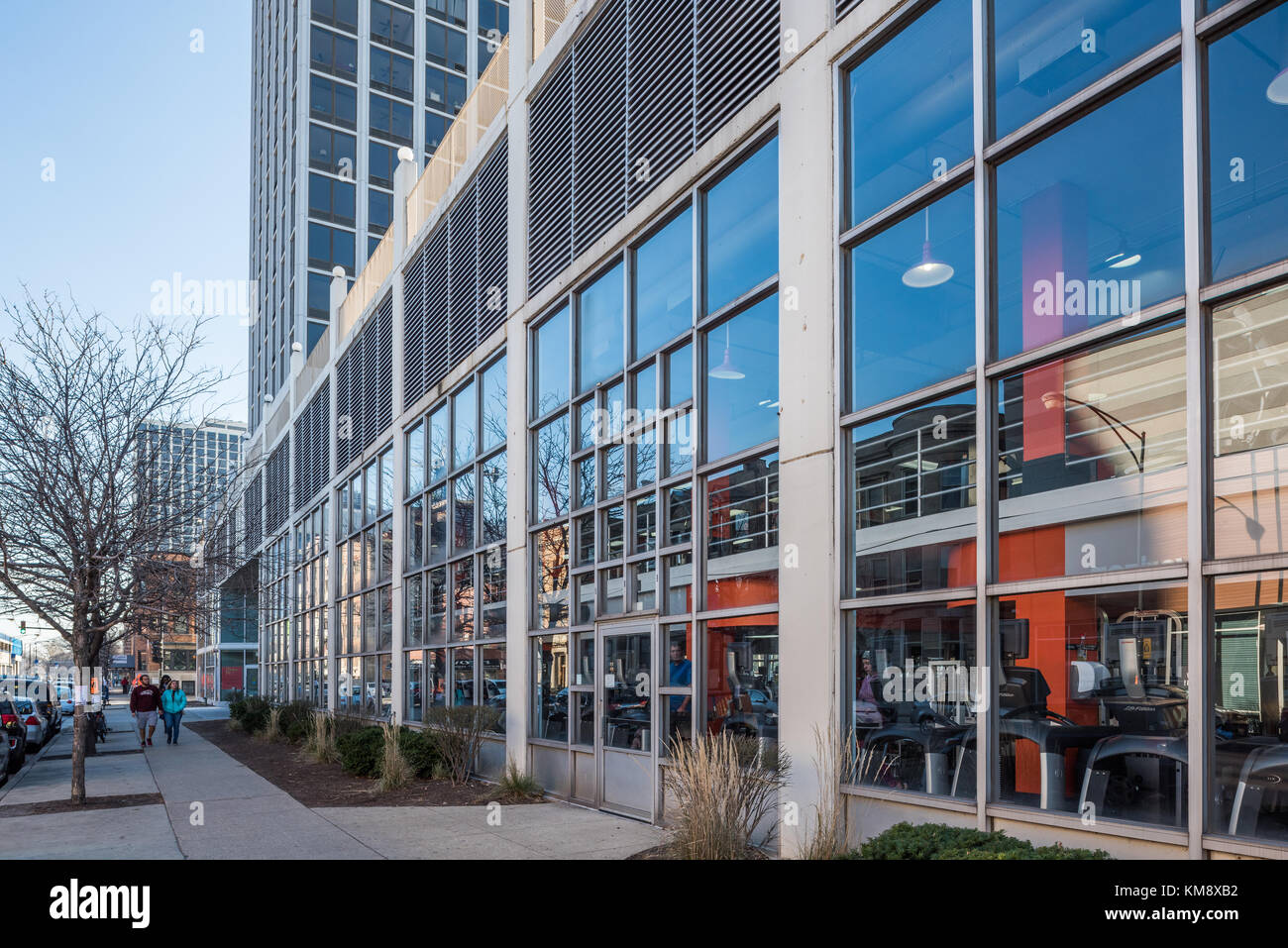 Exterior of Pensacola Place in Uptown, designed by architect Stanley ...