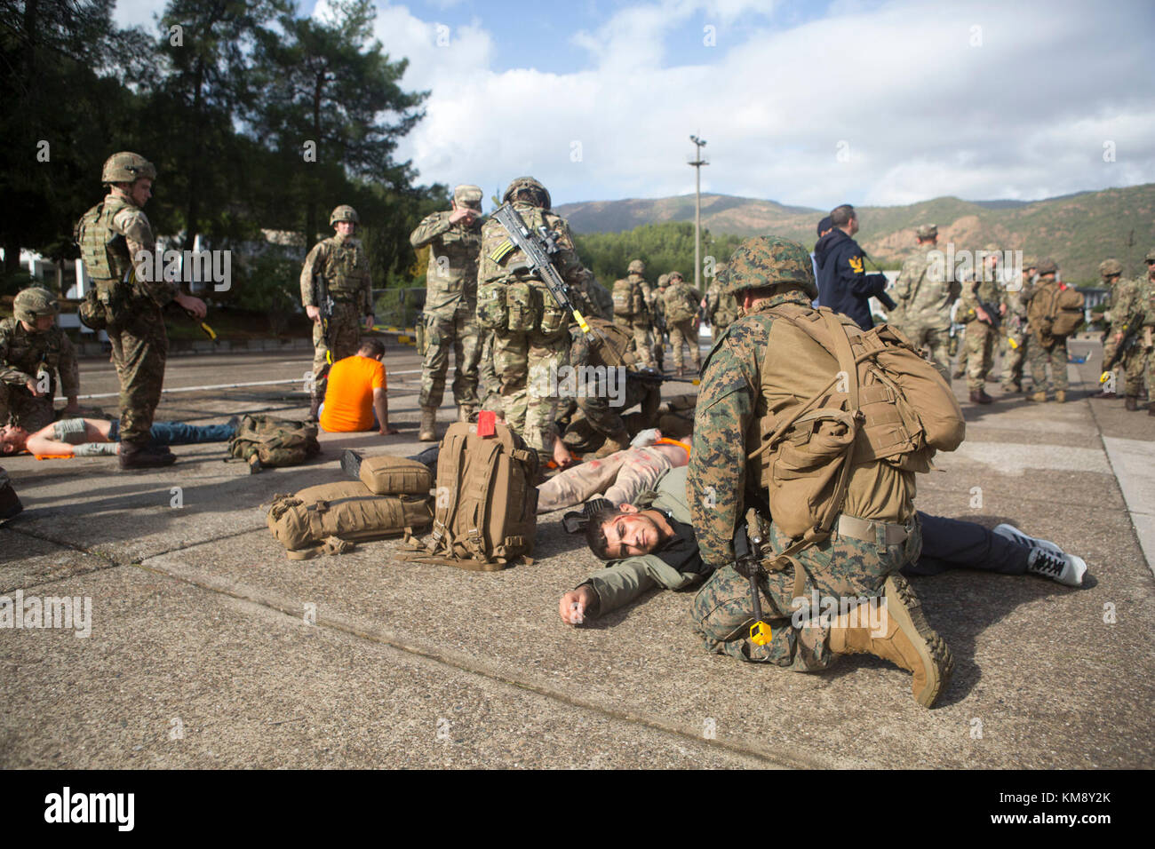 U.S. Marines with Black Sea Rotational Force 17.2, Turkish Marines and ...