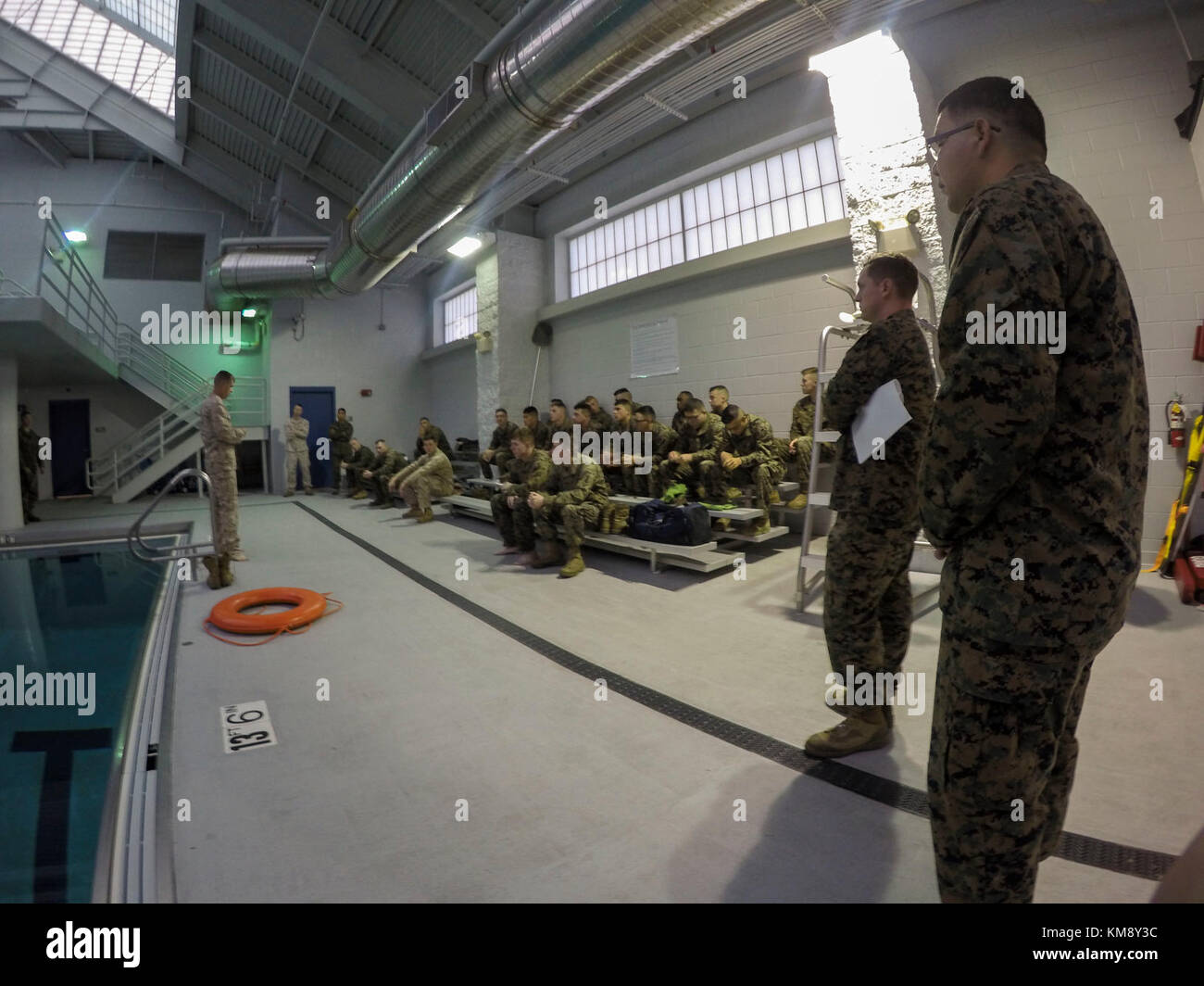 U.S. Marines with Deployment Processing Center Reserve Support Unit ...