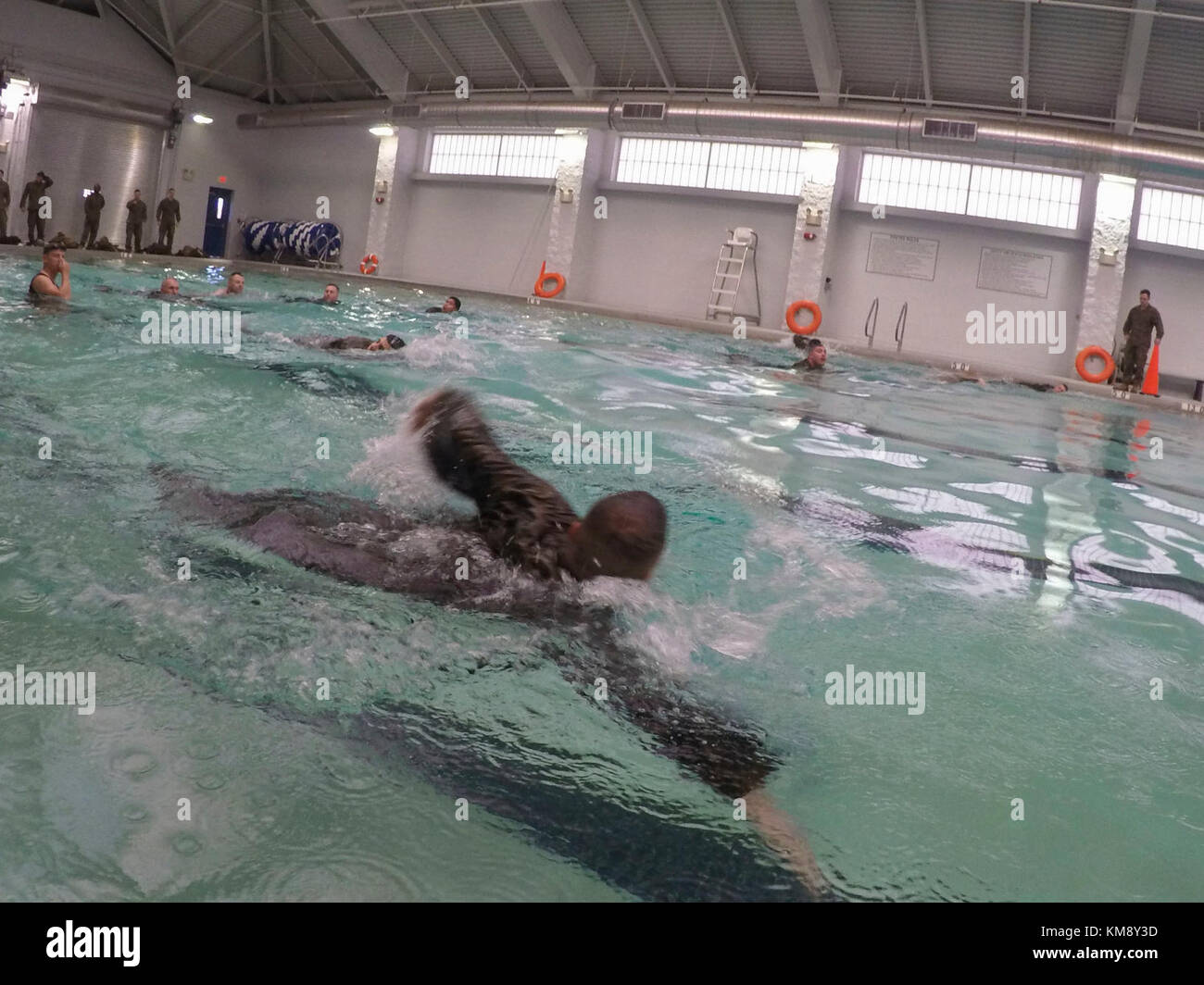 U.S. Marines with Deployment Processing Center Reserve Support Unit ...