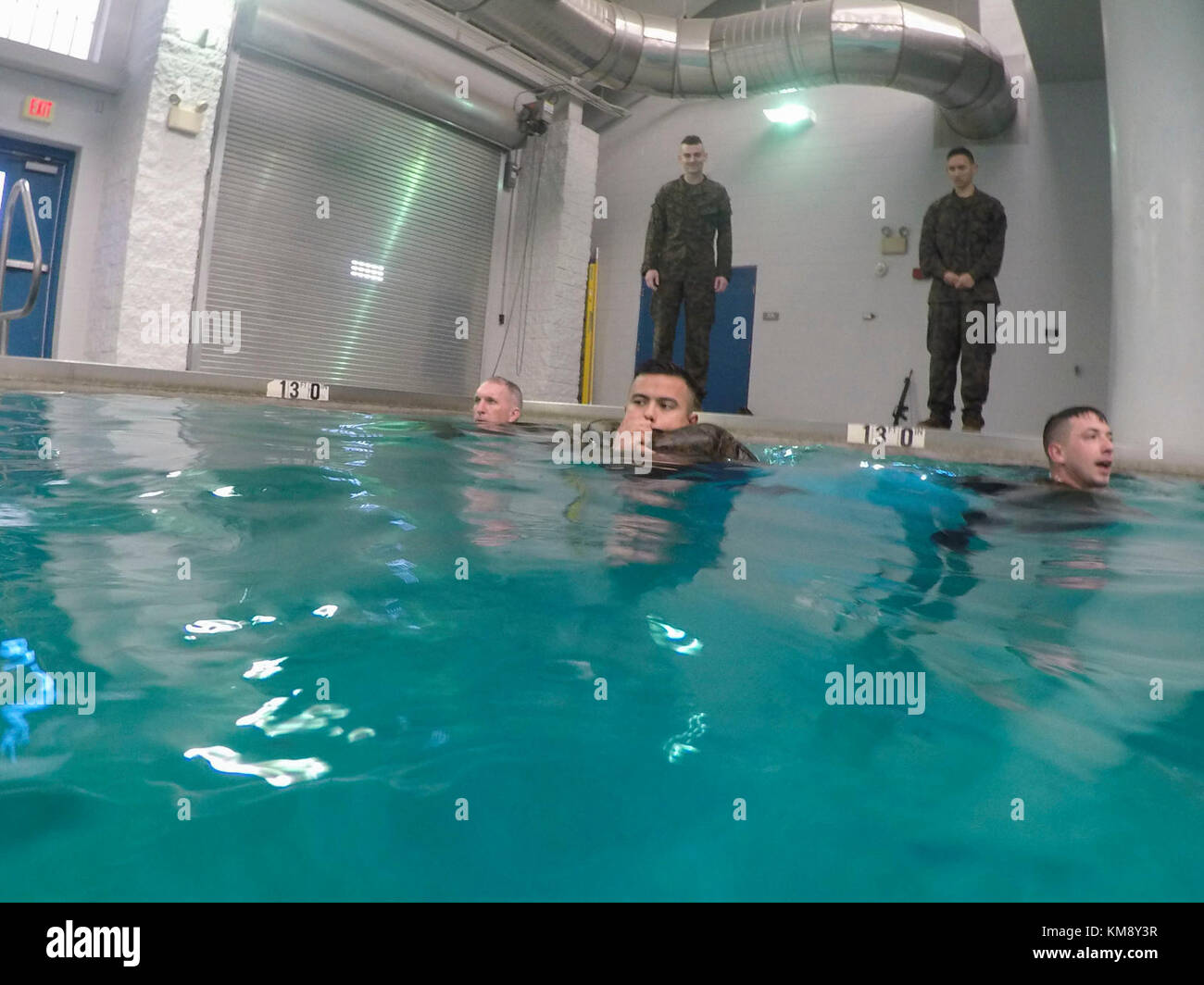 U.S. Marines with Deployment Processing Center Reserve Support Unit ...