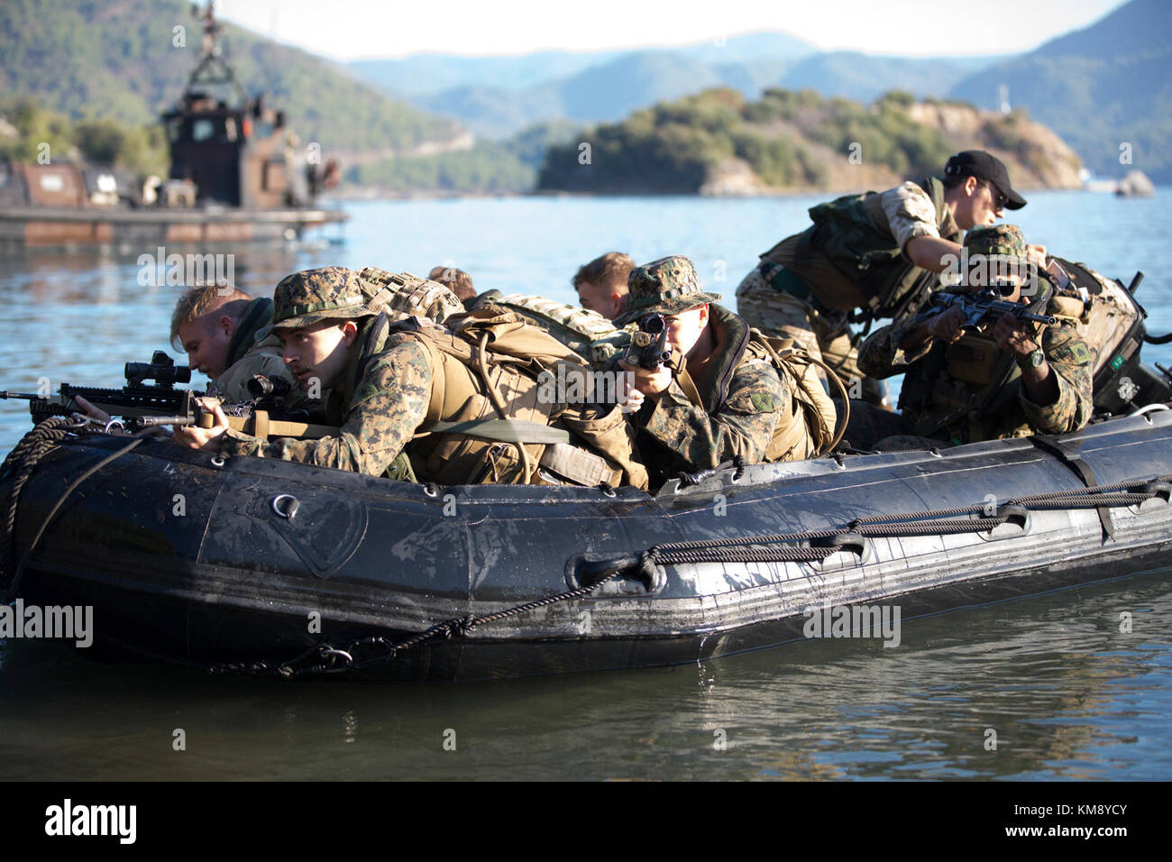 u.s. marines with black sea rotational force 17.2 and royal british ...