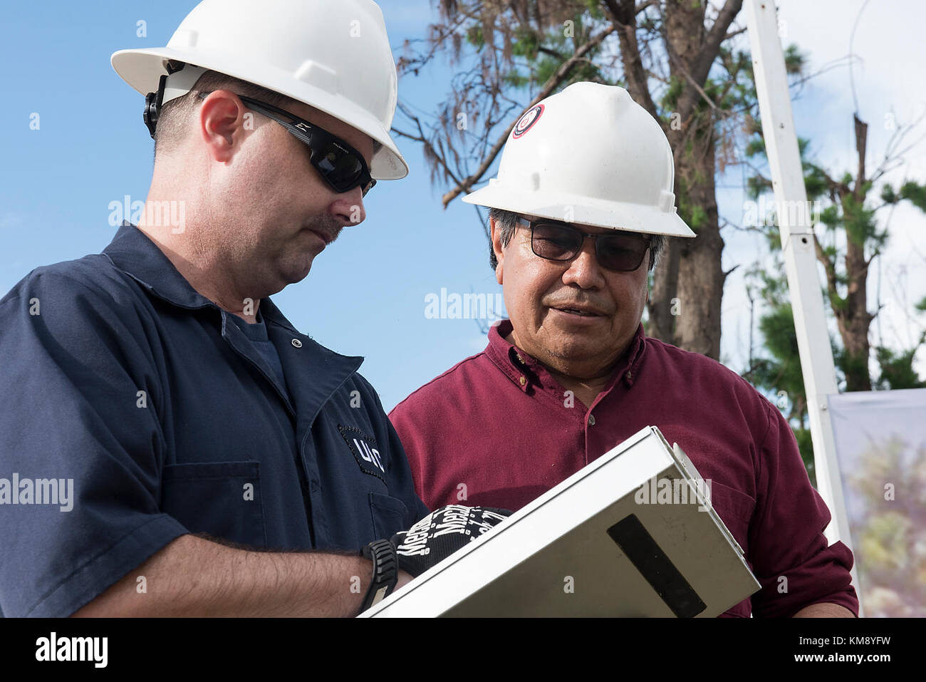 chief warrant officer christopher runt reviews paperwork prior to ...
