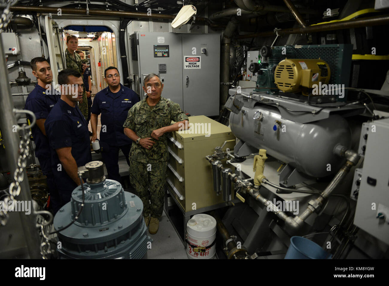 lt. kenneth franklin, commanding officer of coast guard cutter oliver ...