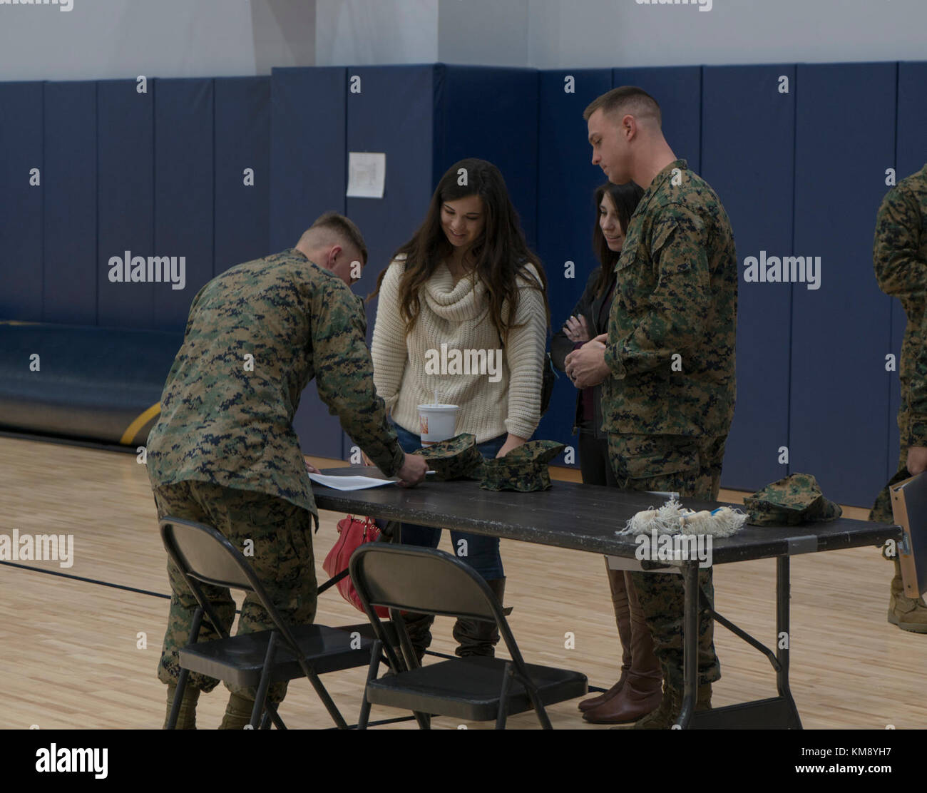 u.s. service members and civilian personnel participate in a ...
