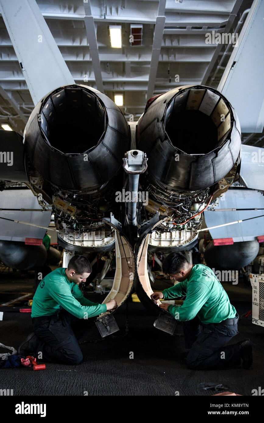 Aviation Machinist’s Mate 2nd Class Donovan Vassey, left, and Aviation ...