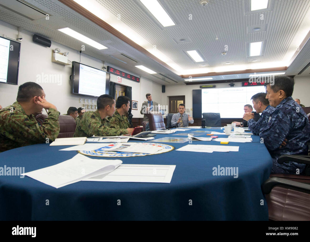 Commander tabletop exercise High Resolution Stock Photography and ...