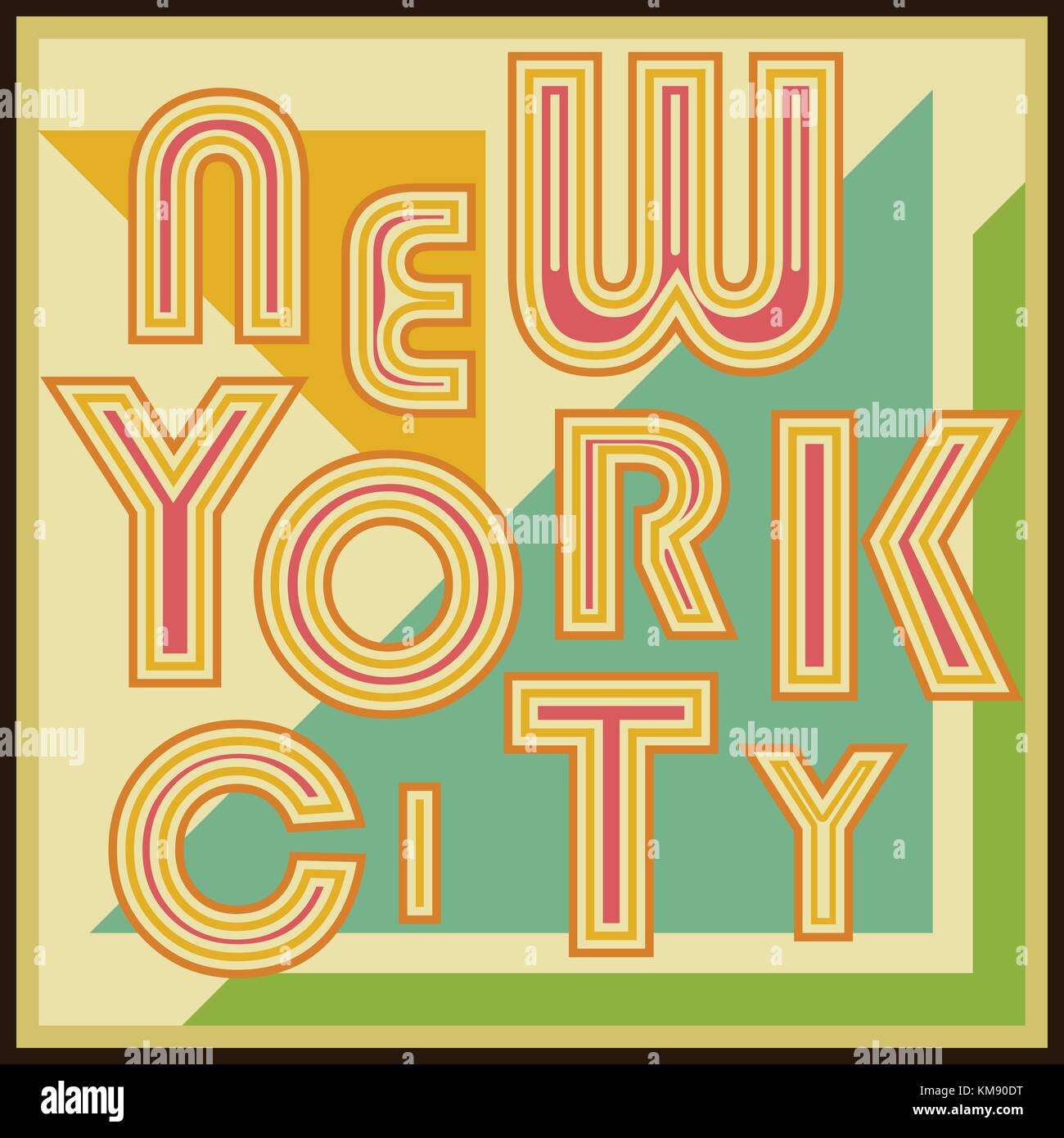 Retro Typography Poster