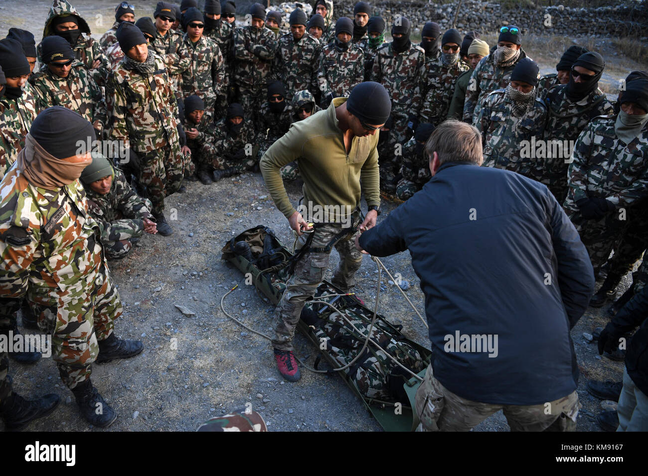 Nepalese mahabir rangers hi-res stock photography and images - Alamy