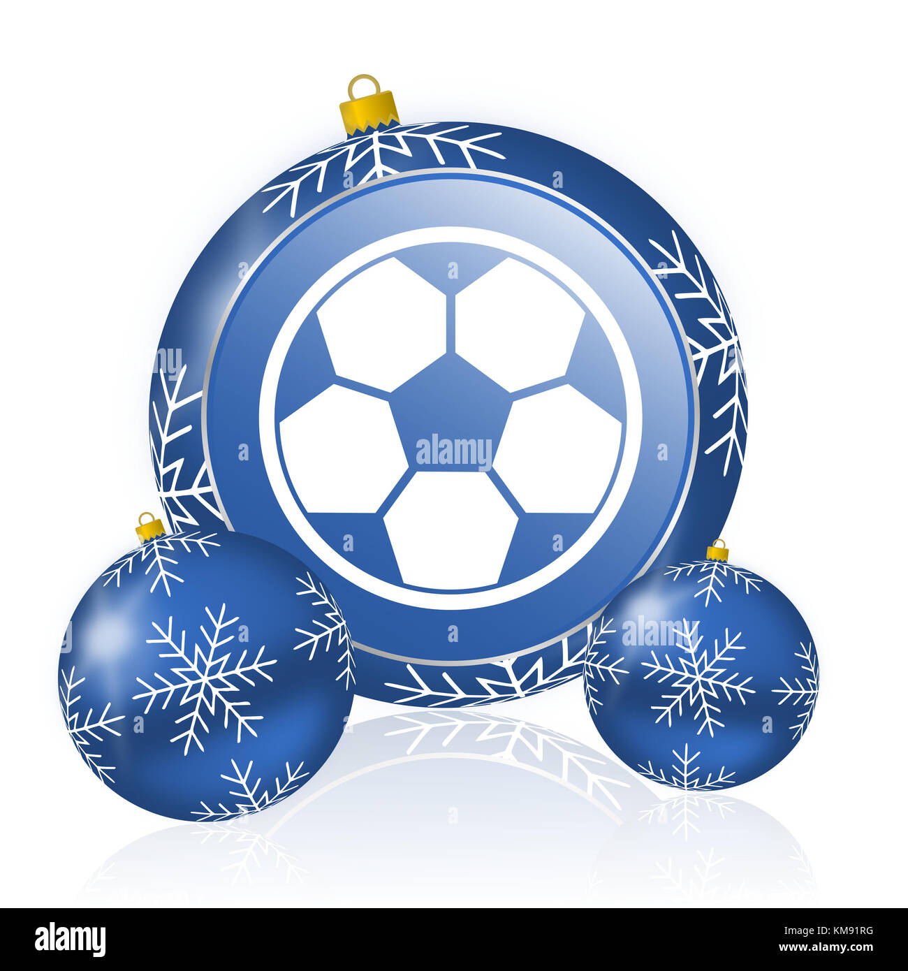 Soccer football xmas Cut Out Stock Images & Pictures - Alamy