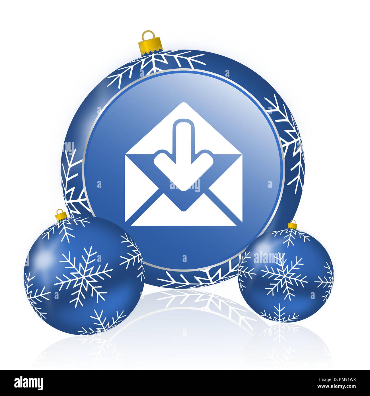 Merry xmas email Cut Out Stock Images & Pictures - Alamy
