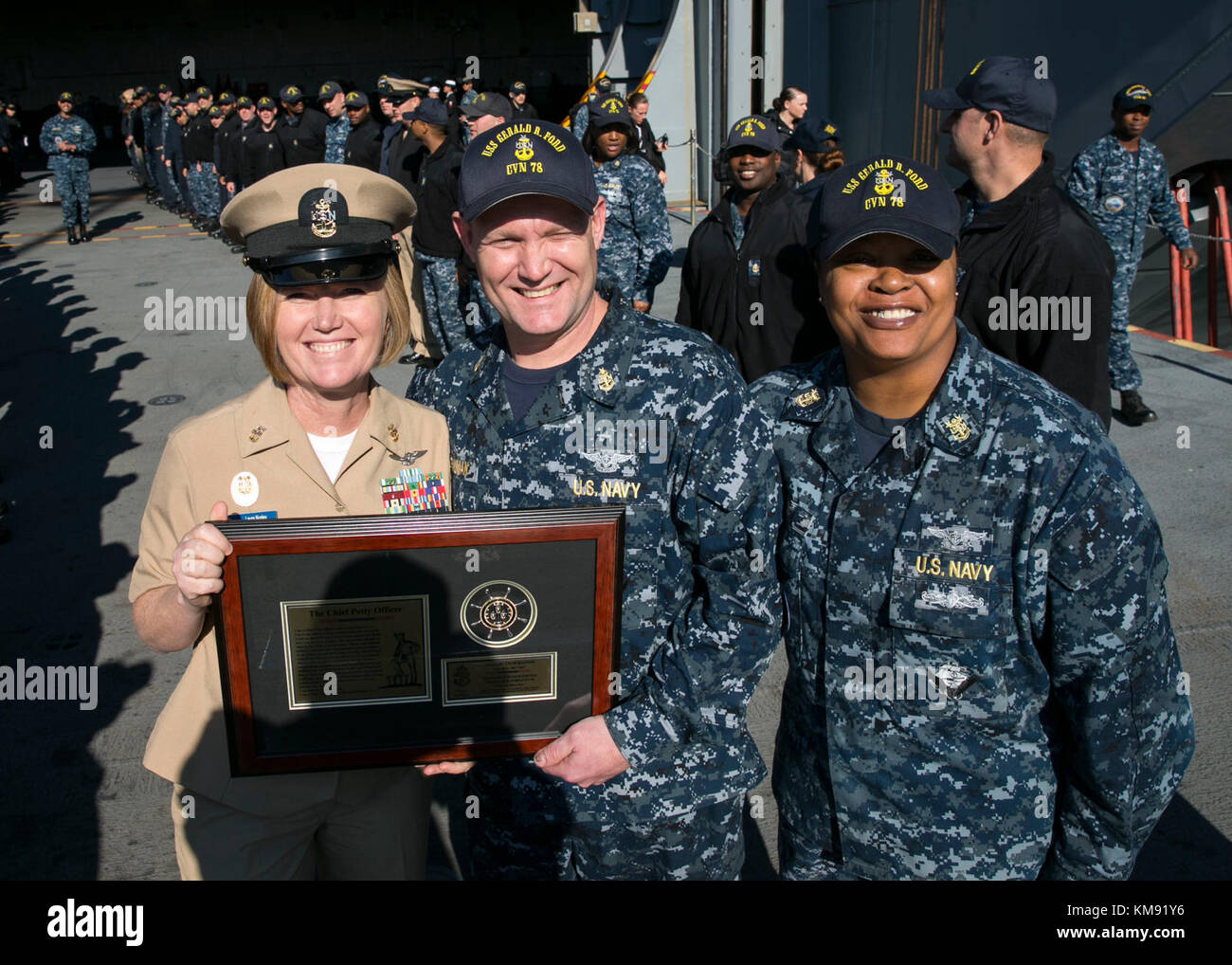 NORFOLK, Va. (Dec 1, 2017) – Senior Chief Aviation Structural Mechanic ...