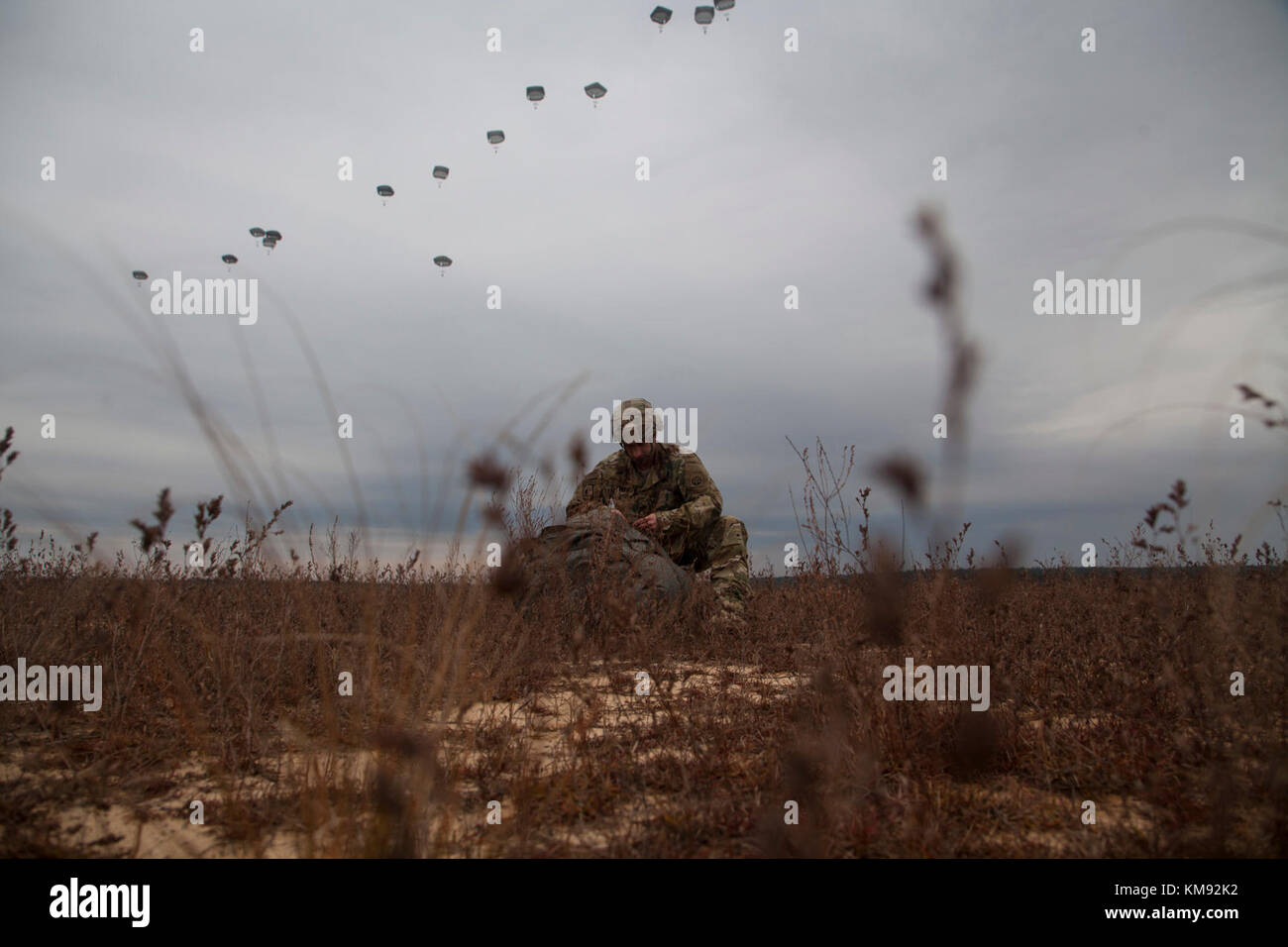 U.S. Army paratroopers Staff Sgt. Christopher Cafaro of the 5th ...