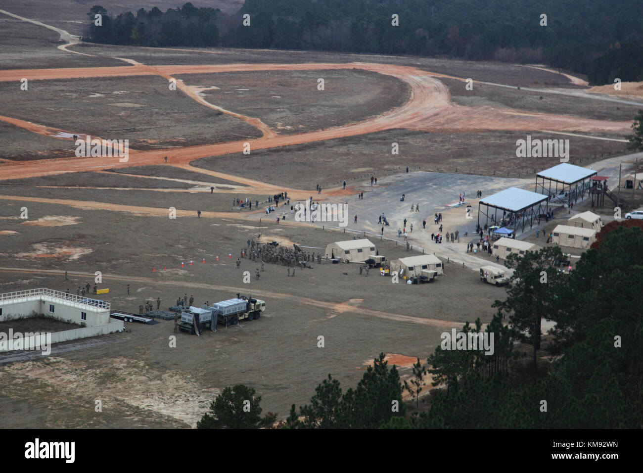 Aerial view of Sicily Drop Zone during the 20th Annual Randy Oler ...