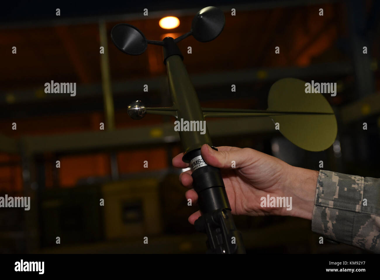 National guardsmen from the 202nd Weather Flight, 102nd Intelligence ...