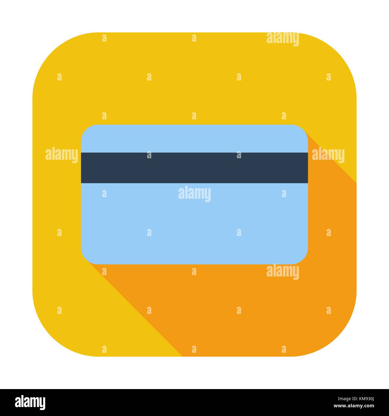 Credit card. Single flat color icon. Vector illustration Stock Vector ...