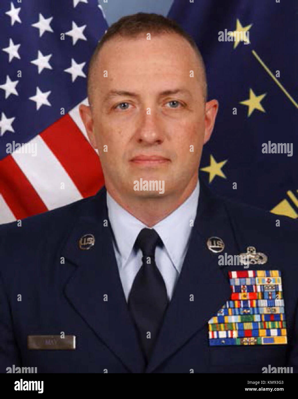 Chief Master Sgt. Michael May, Command Chief, 122nd Fighter Wing, Fort ...