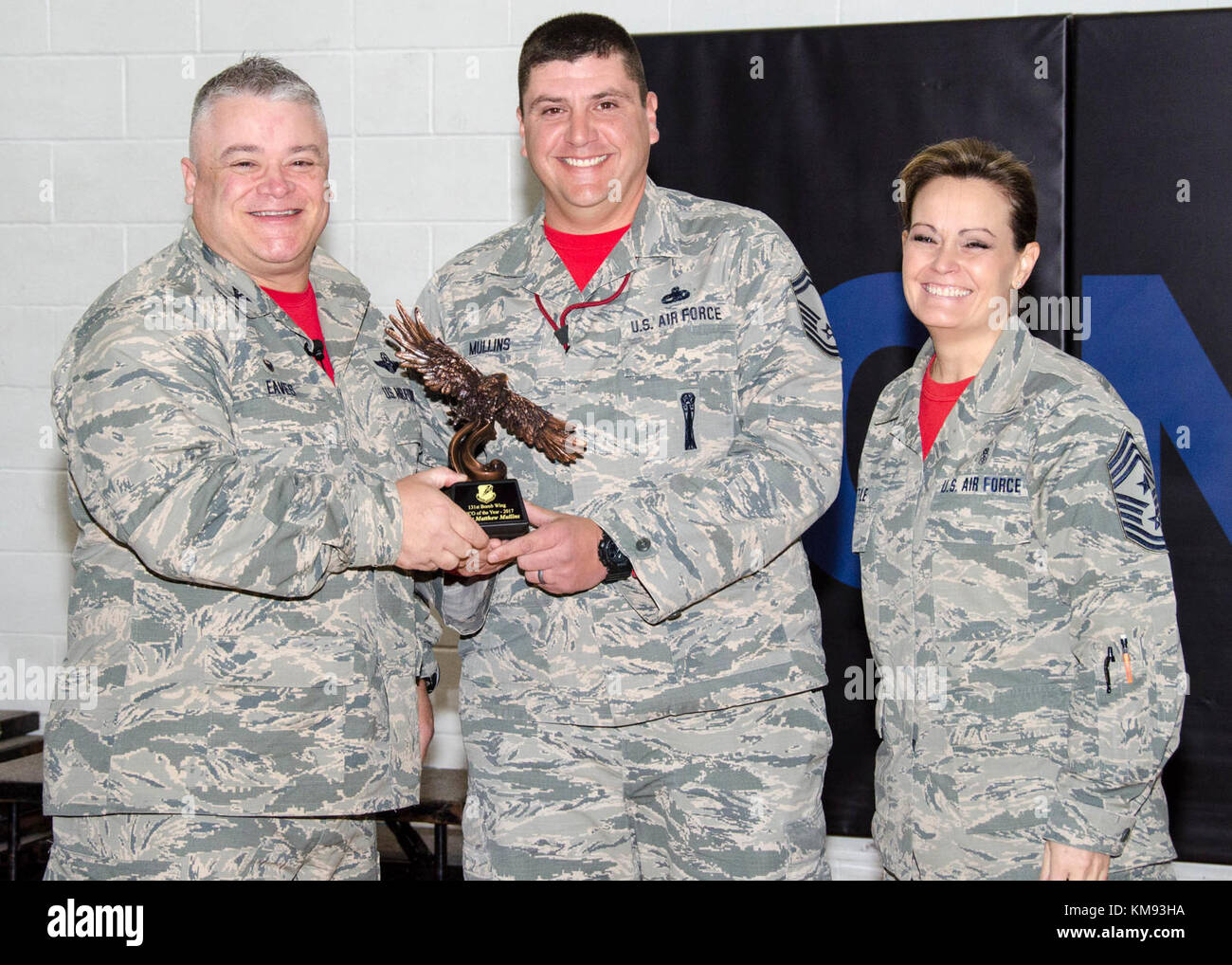During December drill Col. Ken Eaves, 131st Bomb Wing commander, and ...