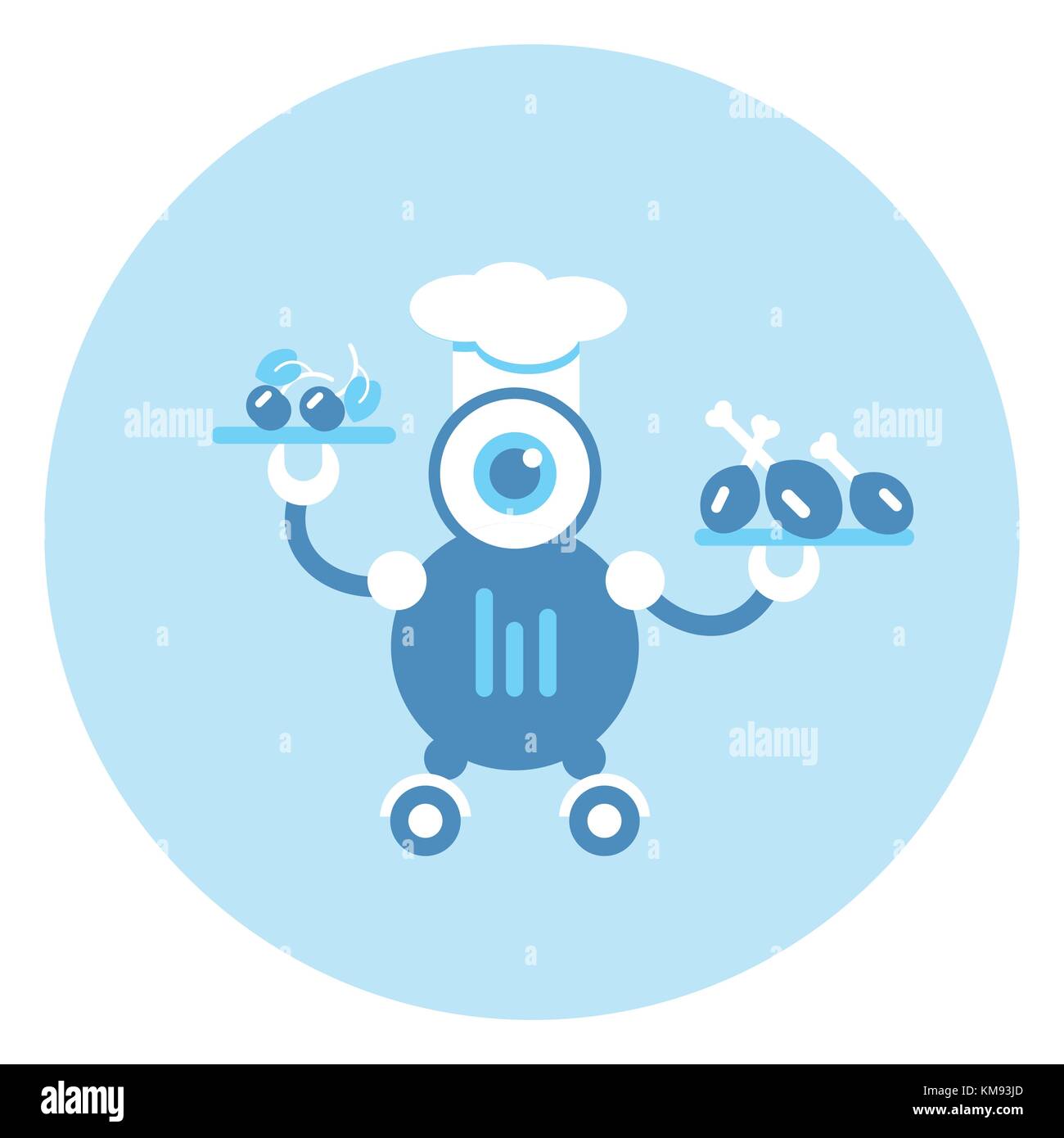 Robot Cook Icon Modern Robotic Mechanism Stock Vector Image & Art - Alamy