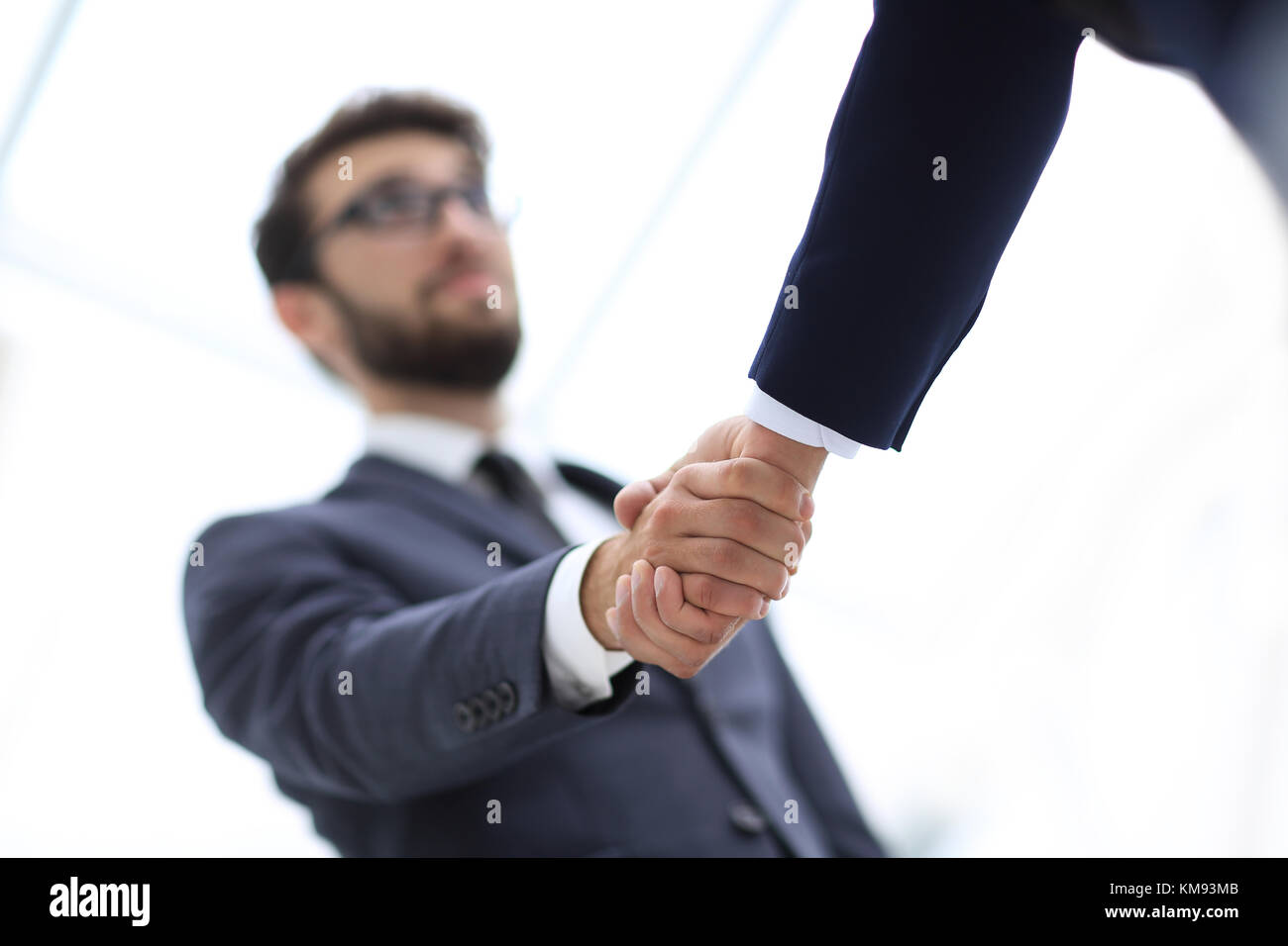 Success concept in business - handshake of partners Stock Photo - Alamy