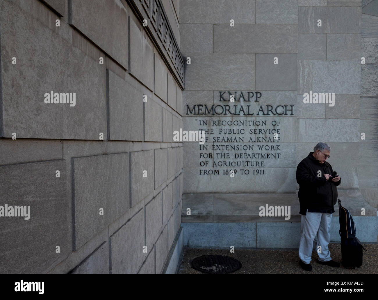 The southern walk bridge linking the U.S. Department of Agriculture ...