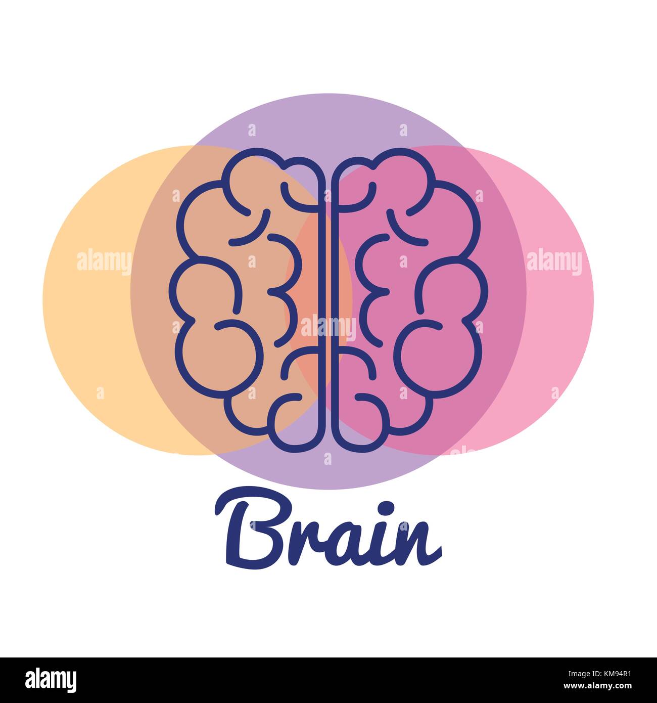 creative brain concept icon vector illustration design Stock Vector ...
