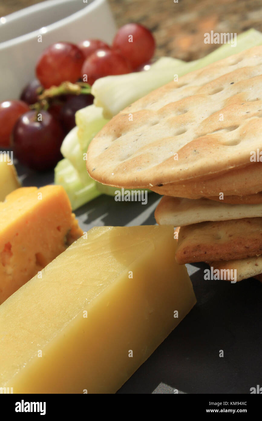 cheese selection platter Stock Photo - Alamy